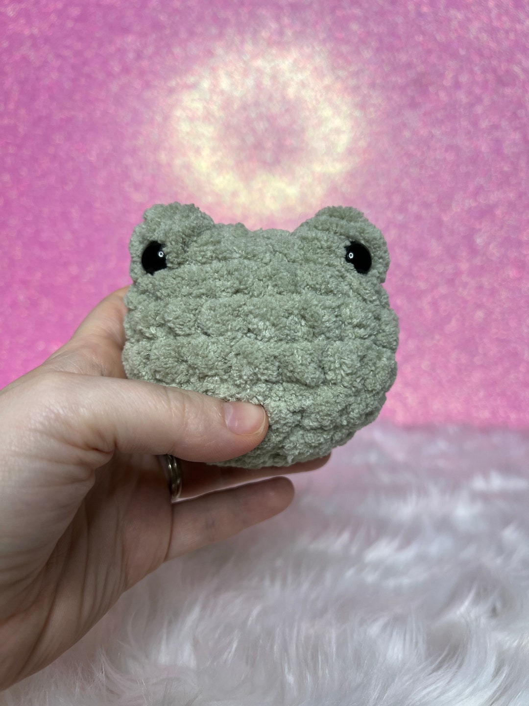 Frog Squishy Plush Toy | Stress Relief Fidget Toy | Froggy Plushie ...