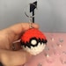 Pokeball Keychain - Etsy