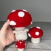Mushroom Set Plush Room Decor Cottage Core Forest Core Handmade Shelf ...
