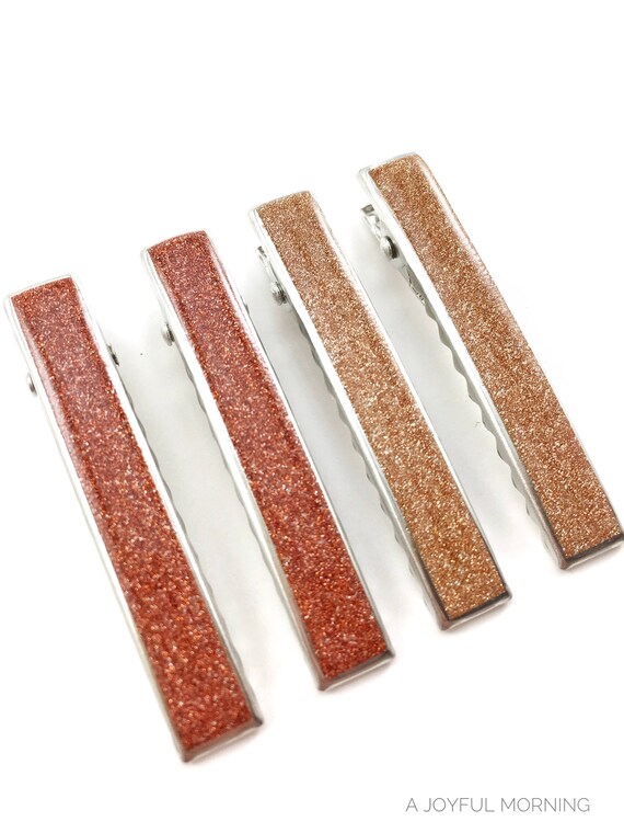 The Red Package Hair Clips 4 Alligator Clips Minimalist - Etsy