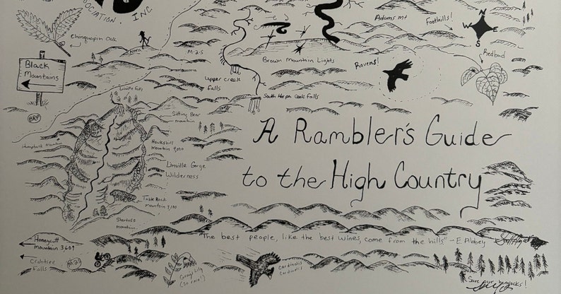 A Rambler's Guide to Western North Carolina - Etsy