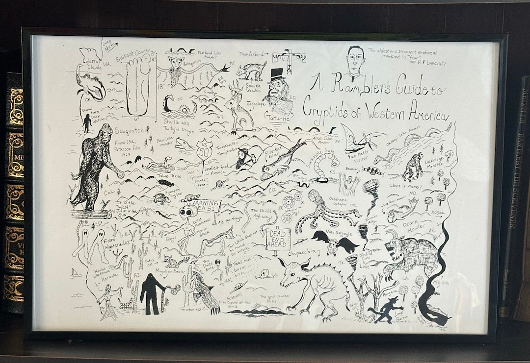 A Rambler’s Guide to Cryptids of Western America - Etsy