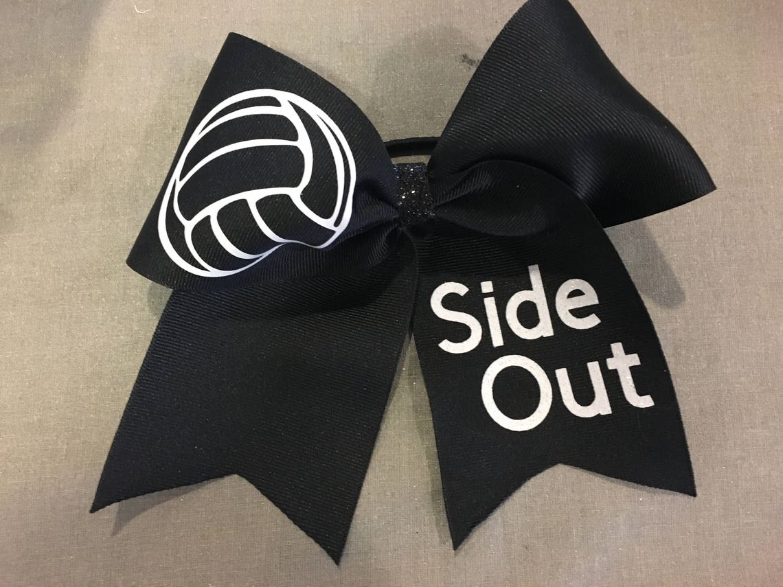 Volleyball Bow Volleyball Girls Bow Volleyball Gifts - Etsy