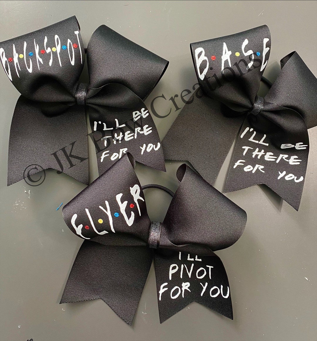 Friends Style Bows - Friends Cheer Bows - Stunt Group Bows ...
