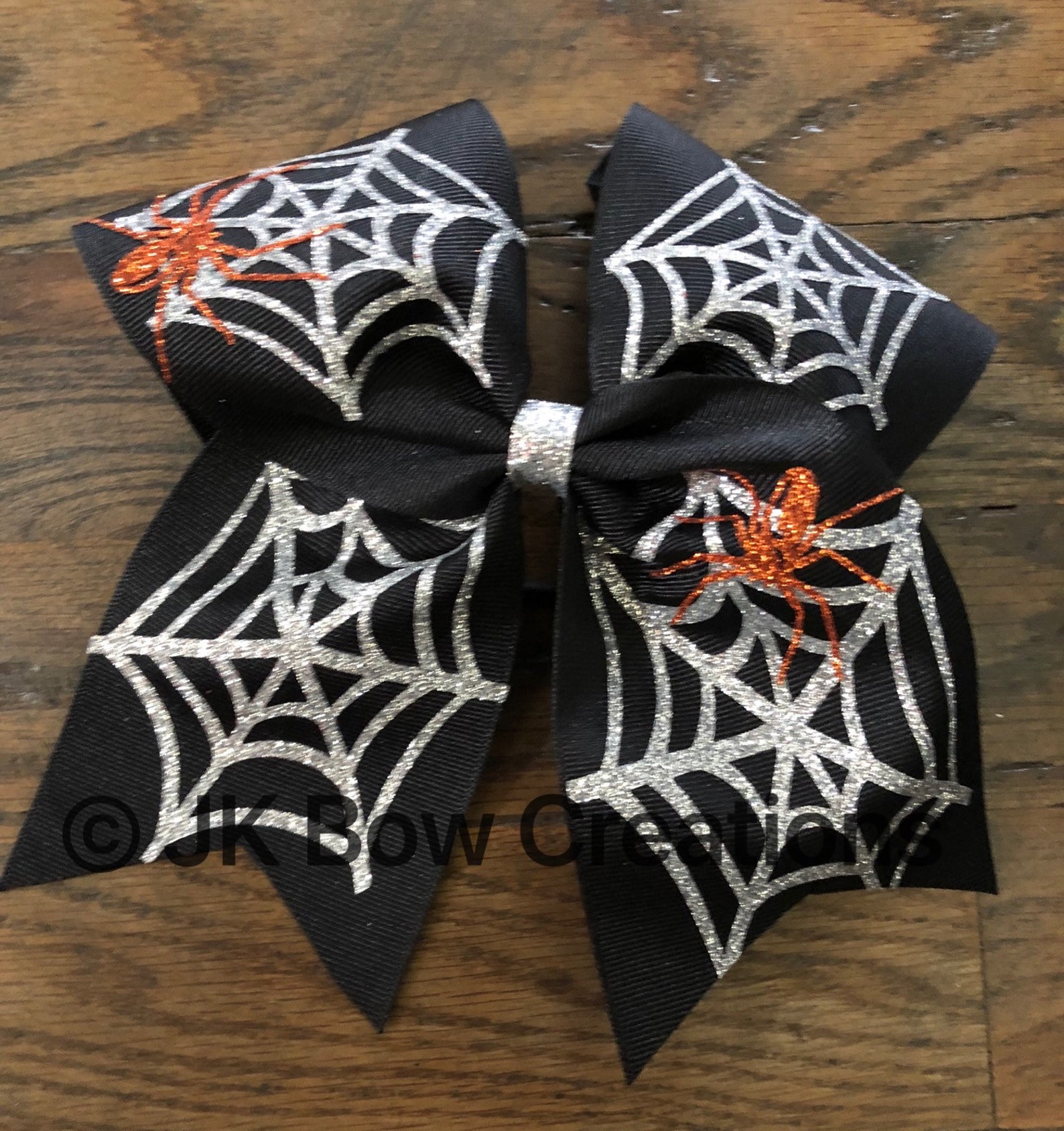 Halloween Cheer Bow Spider Cheer Bow Cheerleading Gifts | Etsy