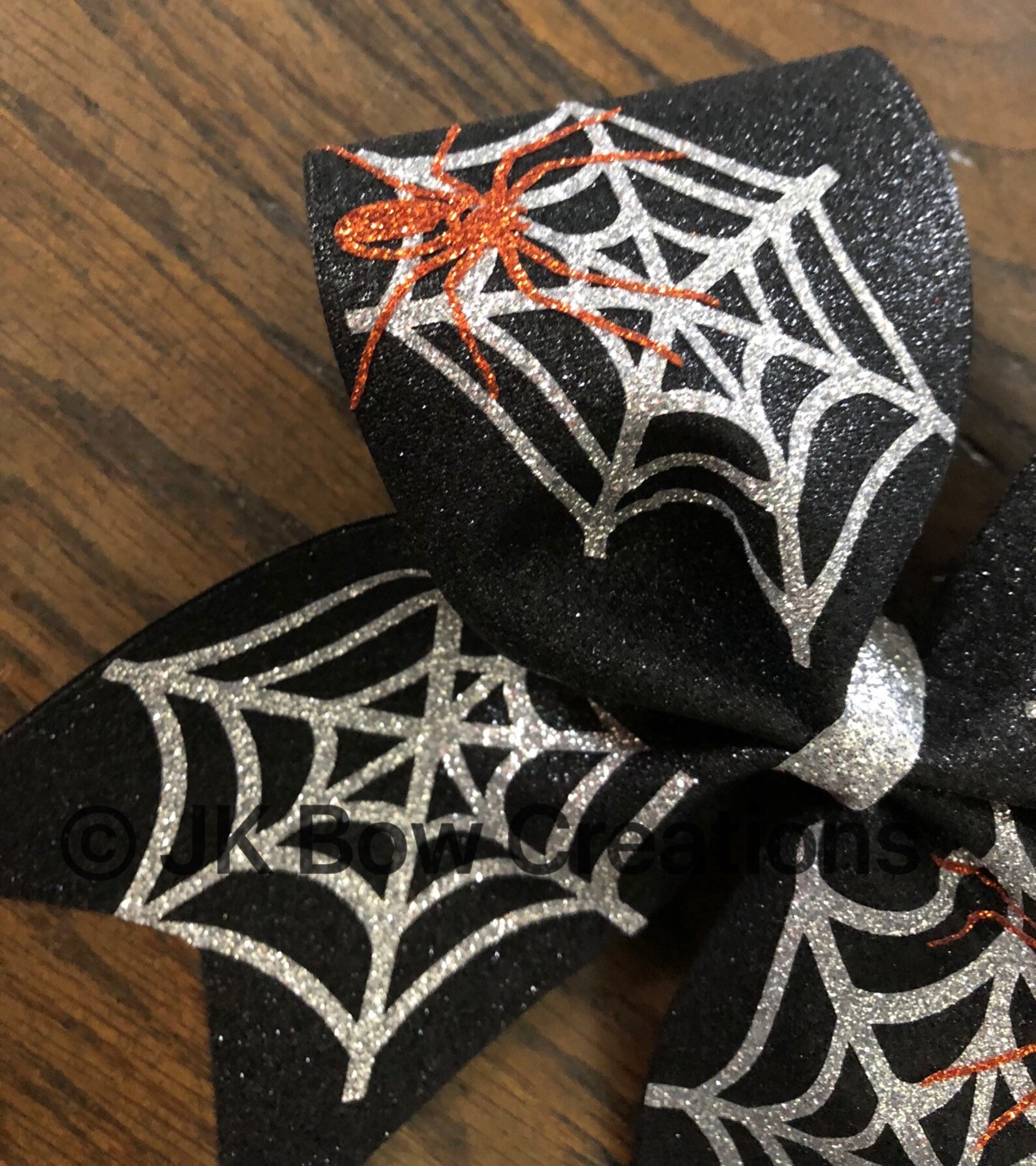 Halloween Cheer Bow Spider Cheer Bow Cheerleading Gifts | Etsy