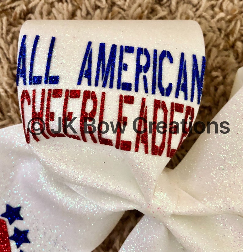 All American Cheer Bow High School All American Bow USA | Etsy
