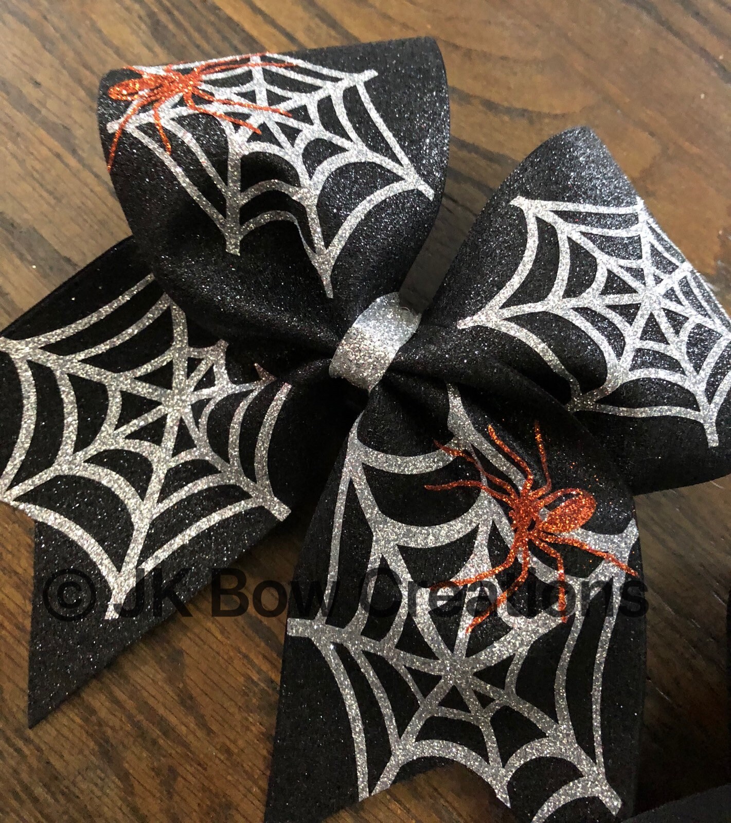 Halloween Cheer Bow Spider Cheer Bow Cheerleading Gifts | Etsy