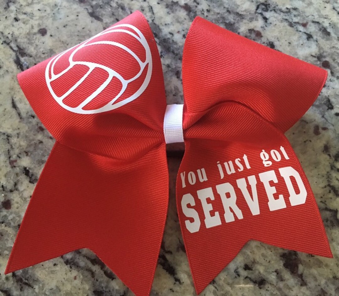 Volleyball Bow Volleyball Girls Bow Volleyball Gifts Volleyball Bows ...