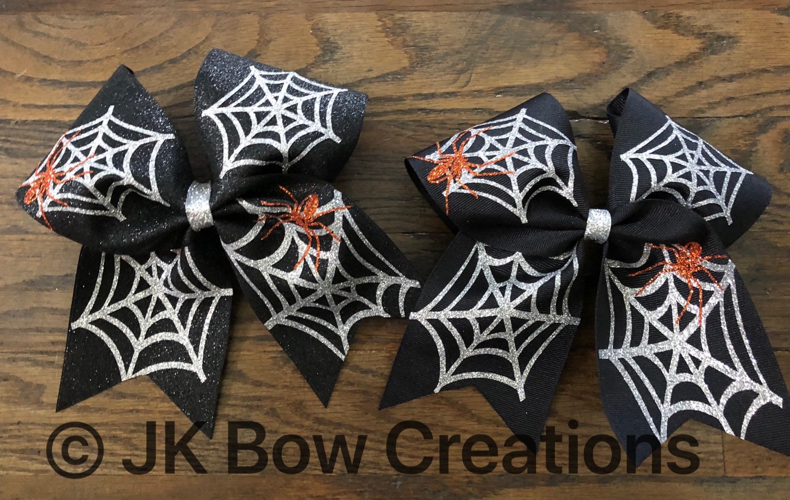 Halloween Cheer Bow Spider Cheer Bow Cheerleading Gifts | Etsy