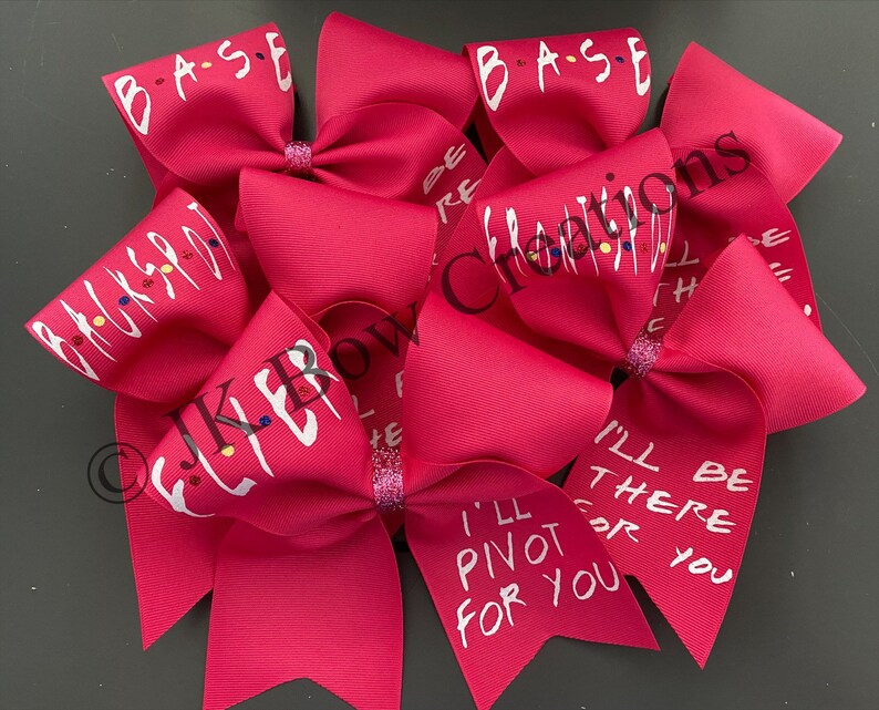 Friends Style Bows Friends Cheer Bows Stunt Group Bows - Etsy