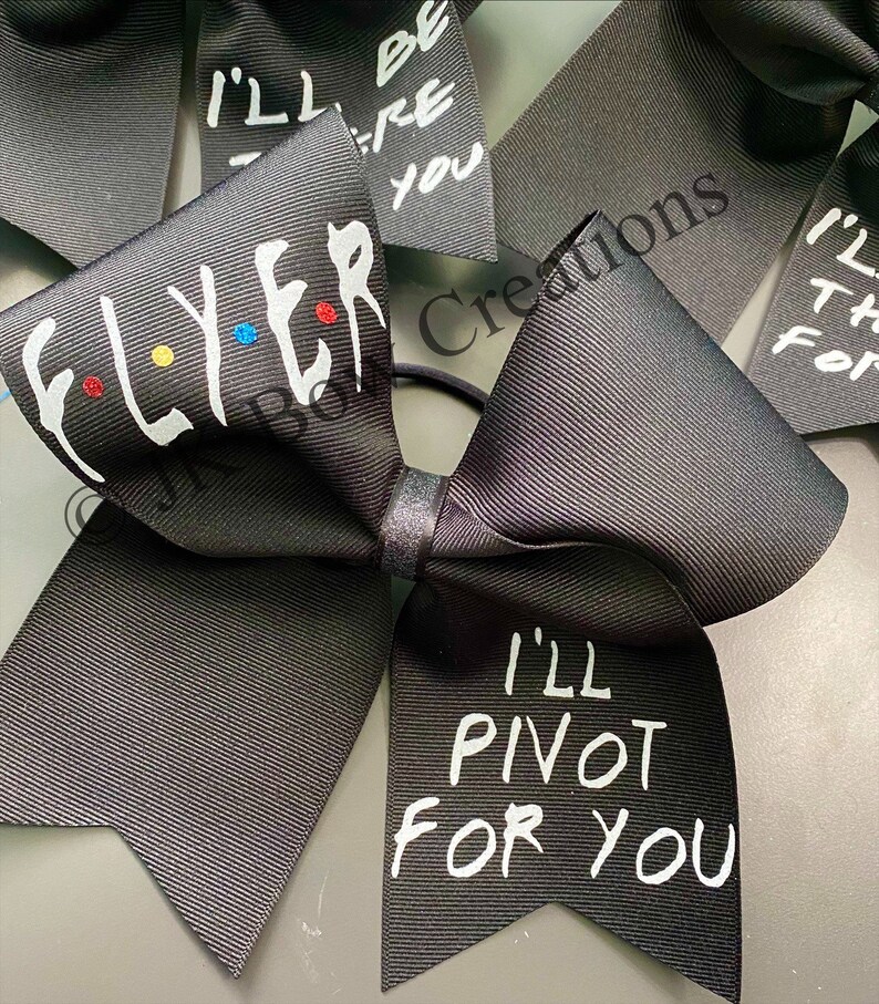 Friends Style Bows Friends Cheer Bows Stunt Group Bows - Etsy