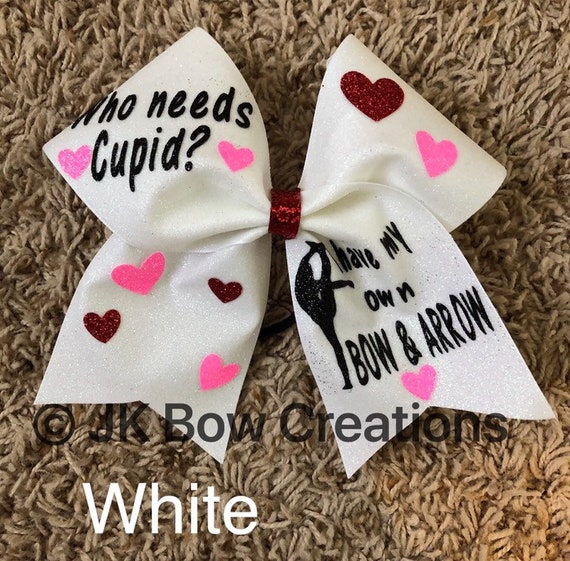 Cheerleading Bow And Arrow Silhouette