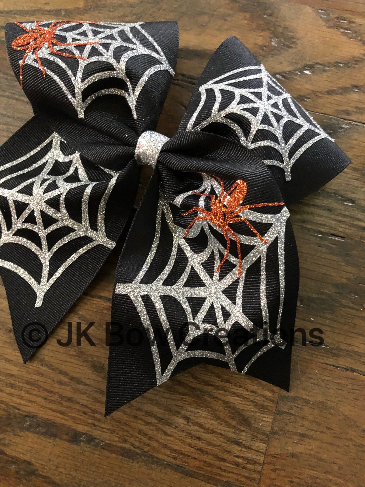 Halloween Cheer Bow Spider Cheer Bow Cheerleading Gifts | Etsy