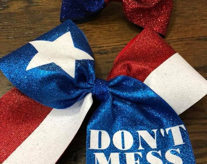 Texas Cheer Bow - Etsy