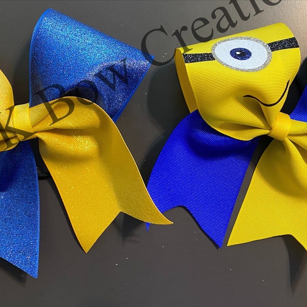 Minion Hair Bow - Etsy