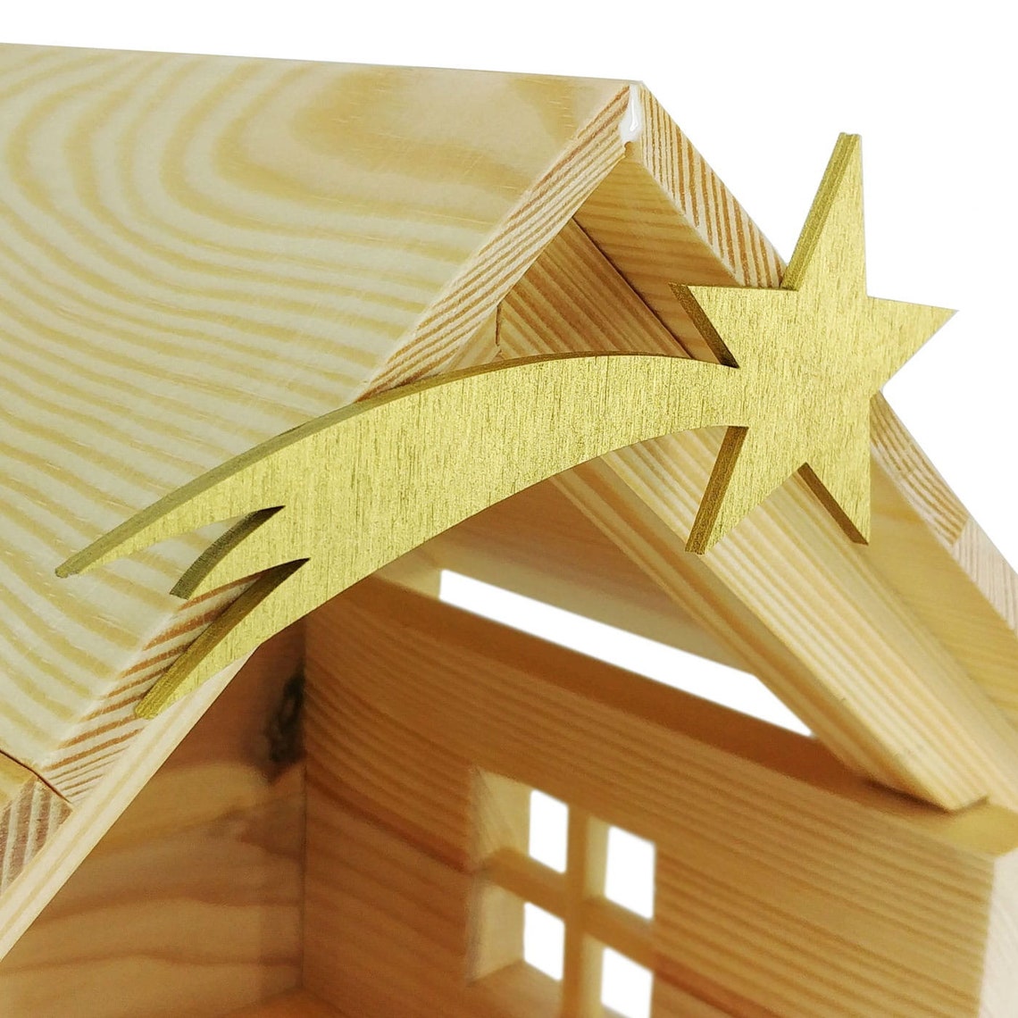 Wooden Nativity Scene Set Christmas Crib Weihnachtskrippe - Etsy