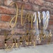 Happy Birthday Acrylic Sign, Happy Birthday, Gold Mirror Sign, Happy ...
