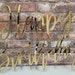 Happy Birthday Acrylic Sign, Happy Birthday, Gold Mirror Sign, Happy ...