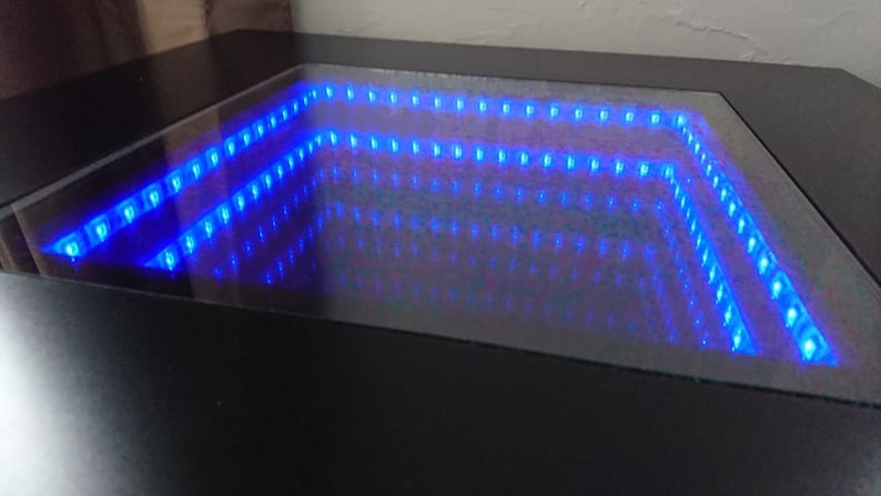 Infinity Mirror Coffee Table | Etsy