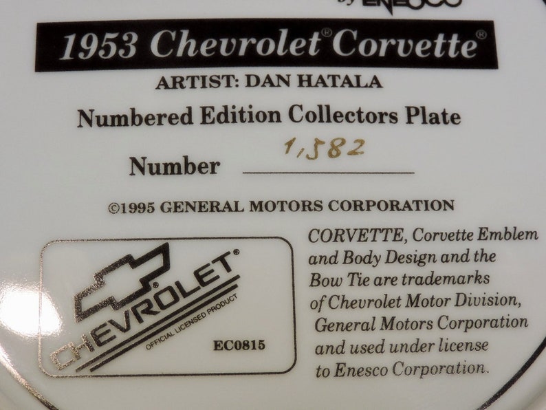 1953 Chevrolet Corvette Numbered Edition the Classics Collection ...