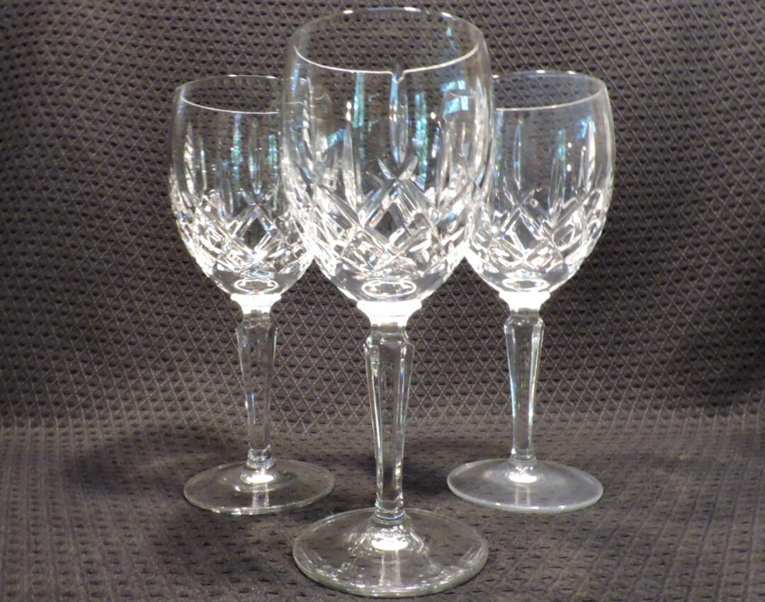 GORHAM CRYSTAL Lady Anne Water Goblets CA. 1984-2017 Discontinues - Etsy