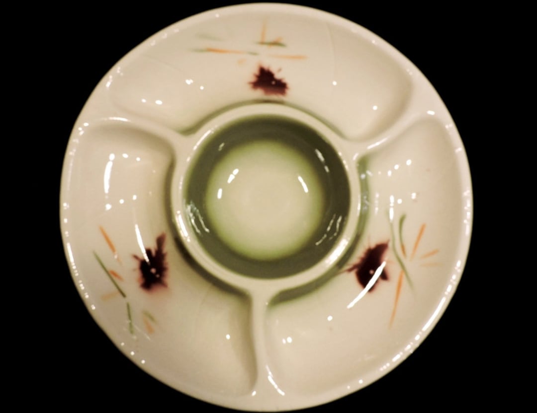 Vintage Lane & Co Van Nuys Calif U.S.A. #3060 4 Segmented Platter, Mid ...