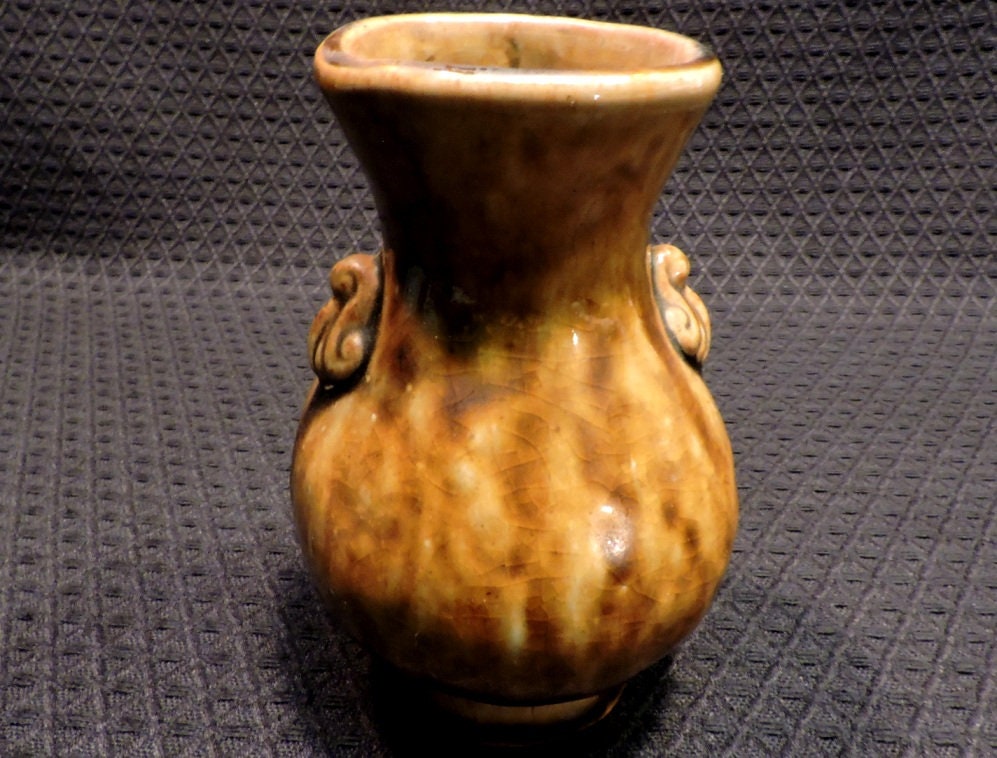 Antique Japanese Banko Red-ware Pottery Vase 3D Pagoda Scene - Etsy