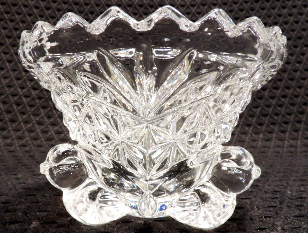 Vintage Hofbauer Clear Glass "the Byrdes Collection" Small Round 3-bird ...