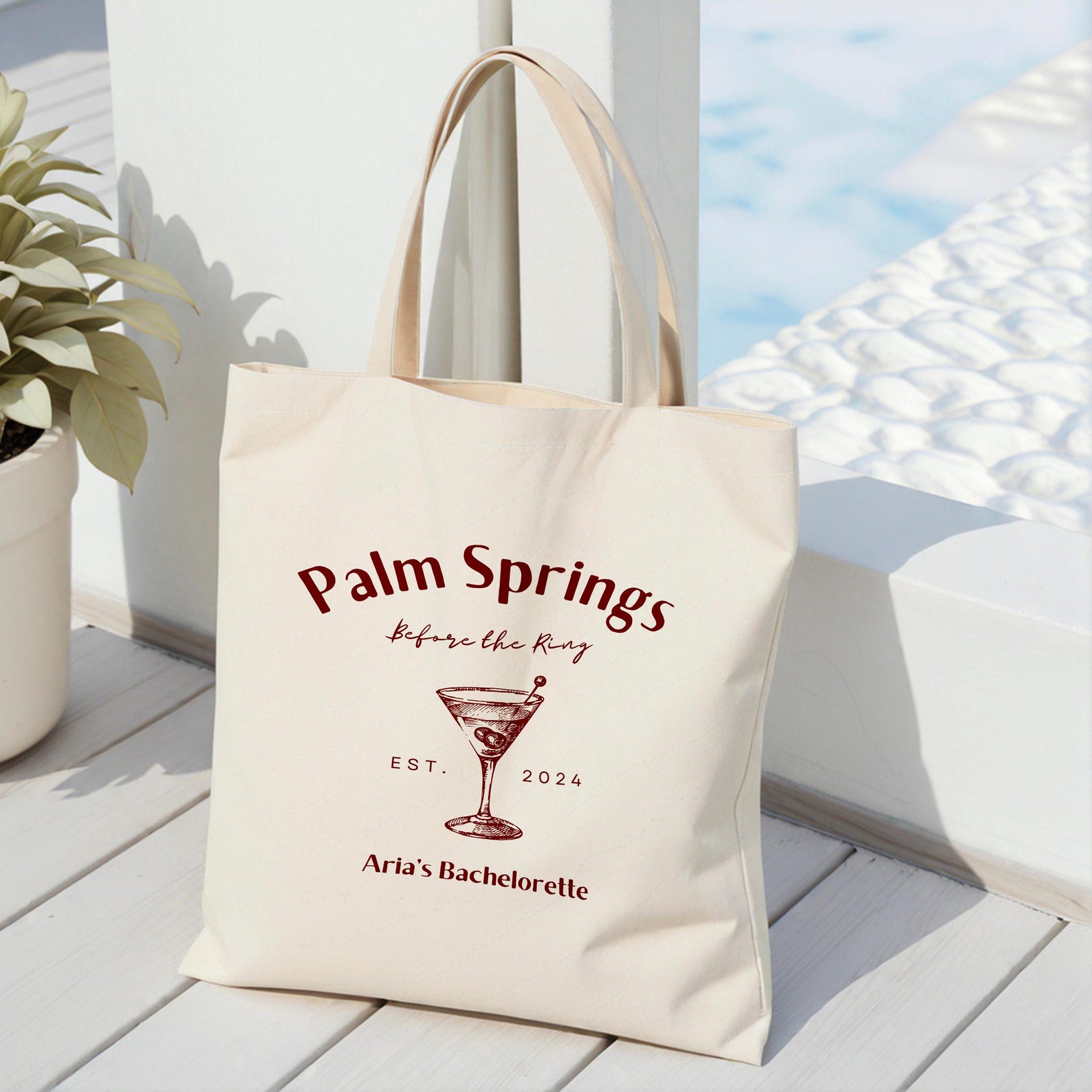 Personalized Bachelorette Bag - Destination Wedding Welcome Bag - Gift ...