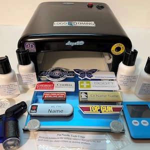 UV Doming for Decals, Name Badge, Apparel, Jewelry, Etc. - Etsy