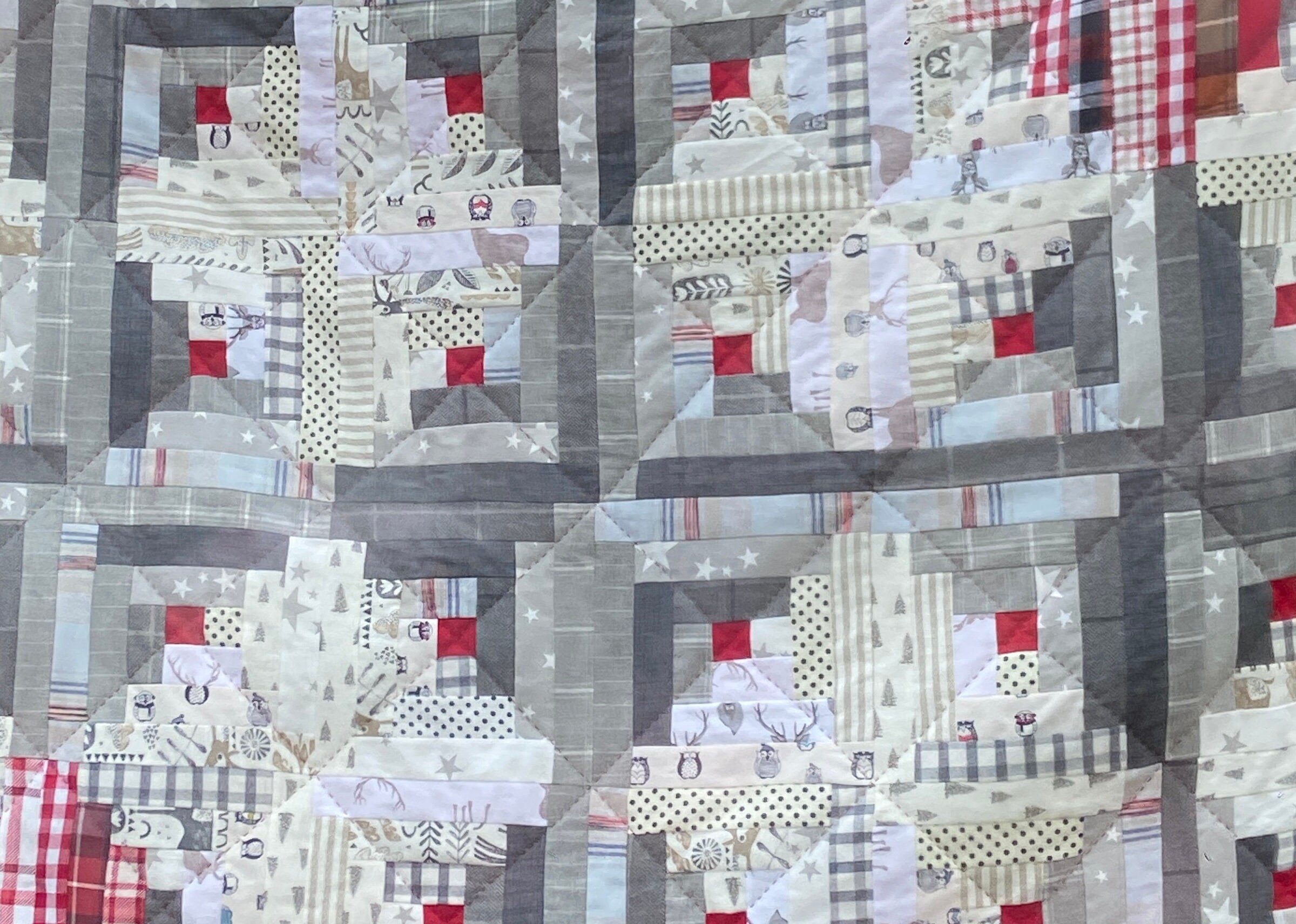 Handmade Double Patchwork Quilt - Etsy UK