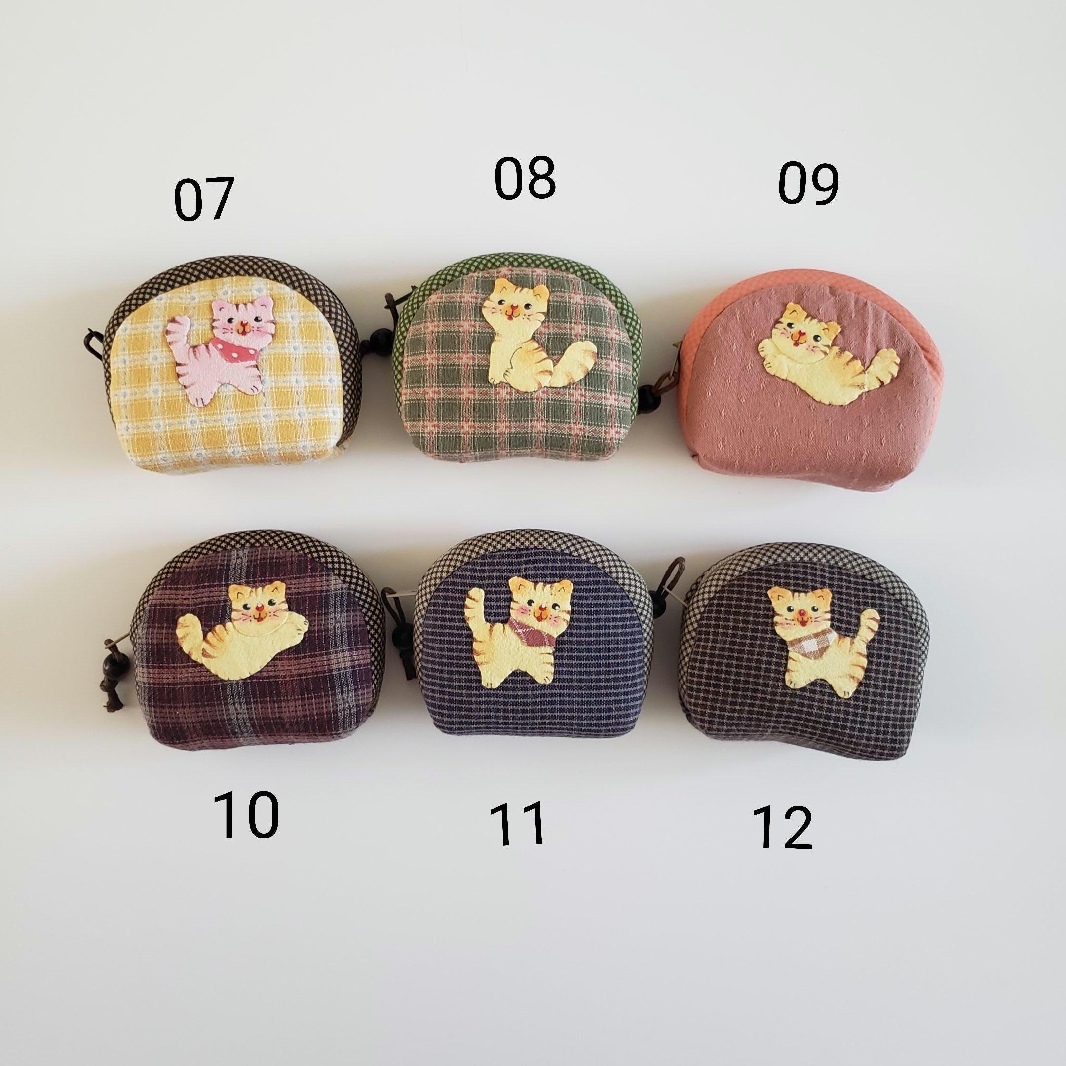 Mini Cat Coin Purse – Cute Small Wallet for Coins, Airpods, Earbuds ...