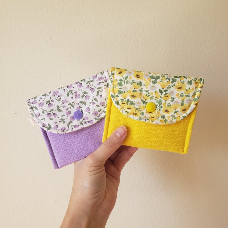 Handmade Flower Snap Purse. Fabric Wallet. Card Holder. Small Pouch - Etsy