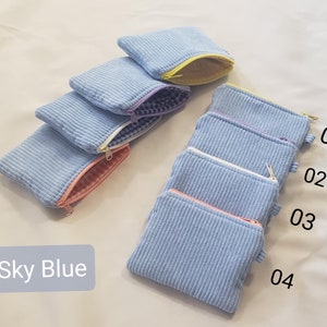 Handmade Corduroy Zipper Wallet. Cute Pouch. Card Holder. Coin Purse ...
