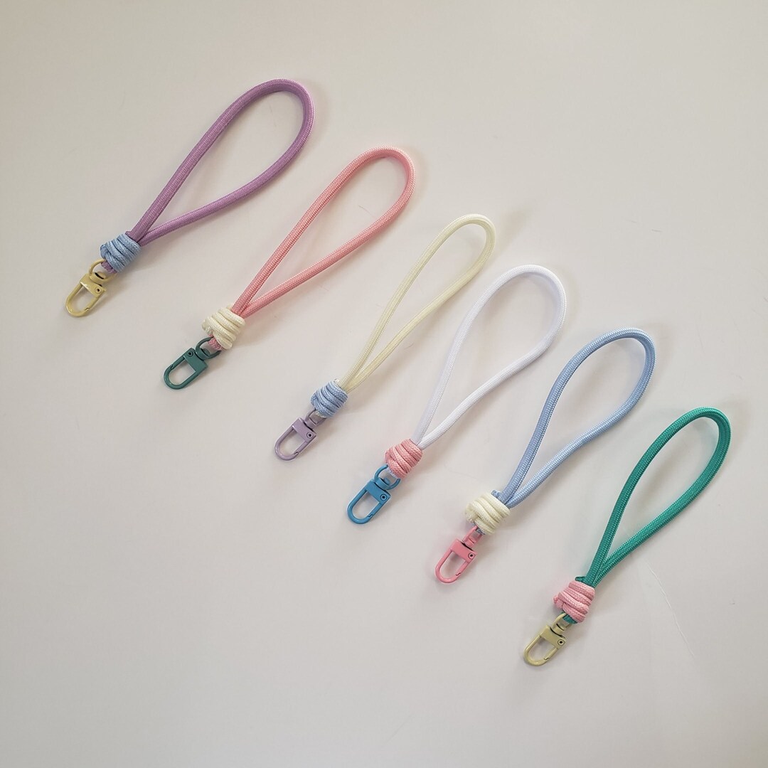 Wristlet Keychain. Rope Keychain. Keychain Wristlet. - Etsy