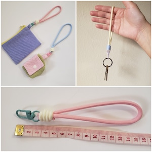 Wristlet Keychain. Rope Keychain. Keychain Wristlet. - Etsy