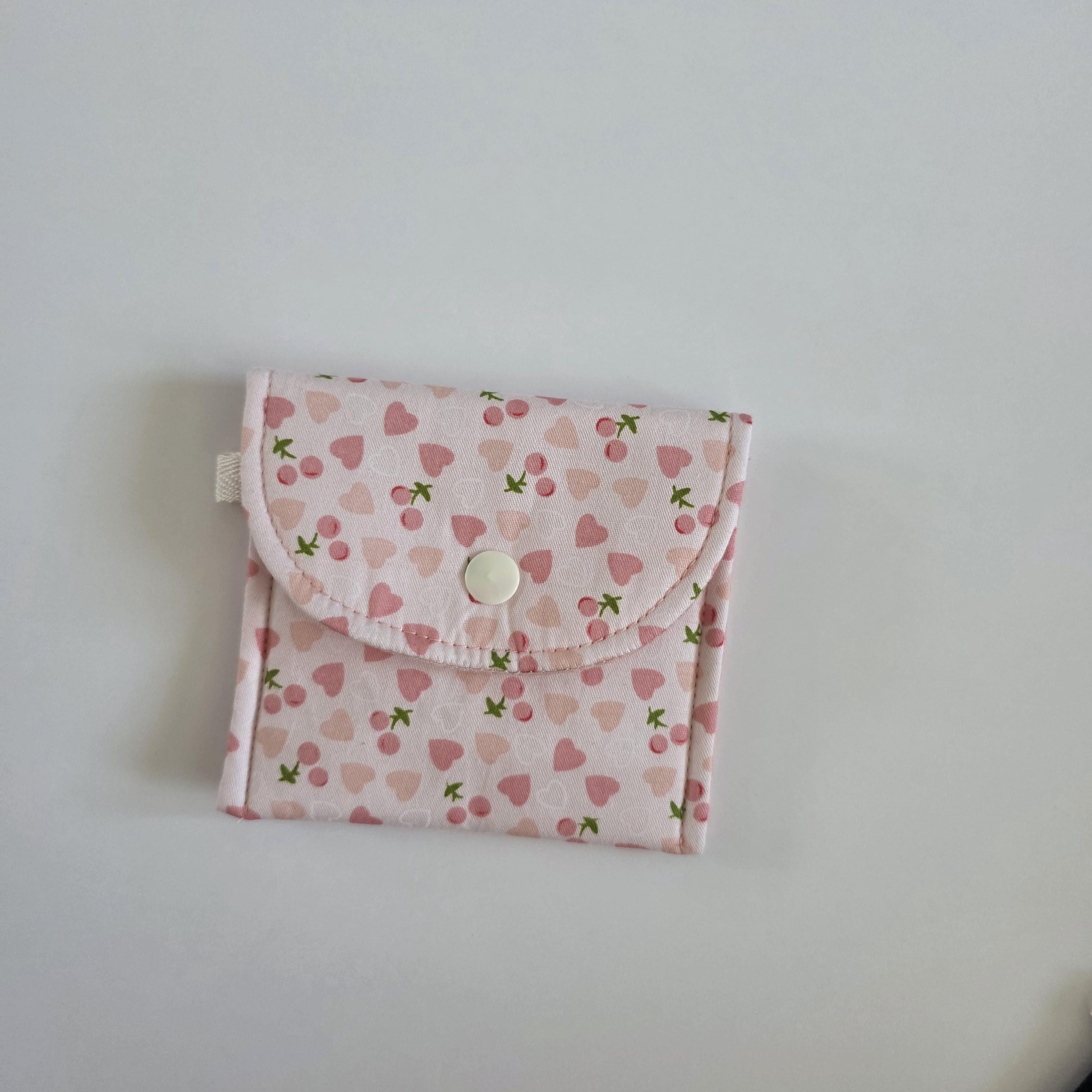 Floral Snap Pouch: Handmade Mini Coin & Jewelry Wallet - Etsy