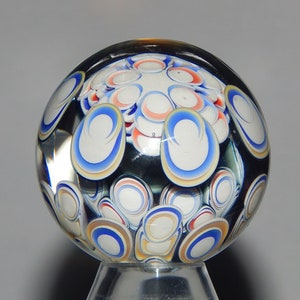 Four Layer Dot Stack Marble, UV Reactive, Glass Pop Art, Art Glass ...