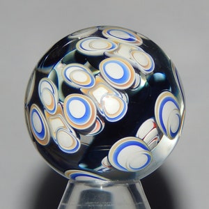 Four Layer Dot Stack Marble, UV Reactive, Glass Pop Art, Art Glass ...