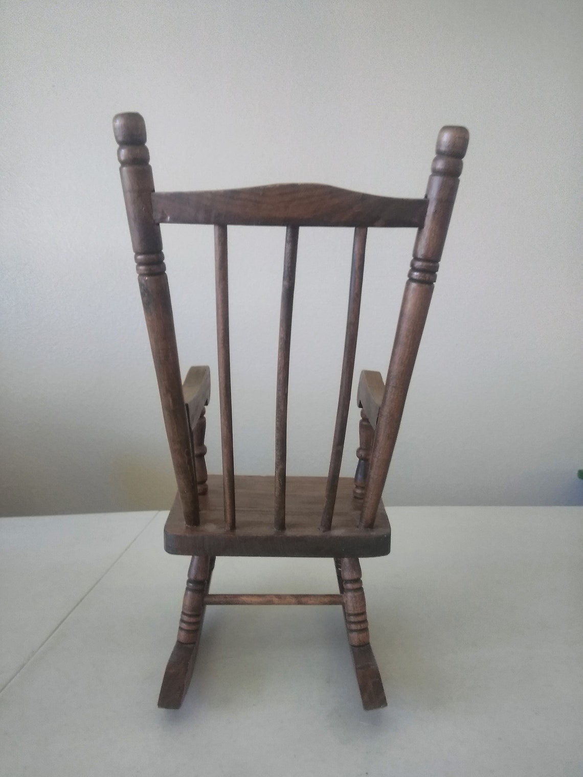 Miniature/small Fairy Rustic Wood Rocking Chair Dollhouse - Etsy