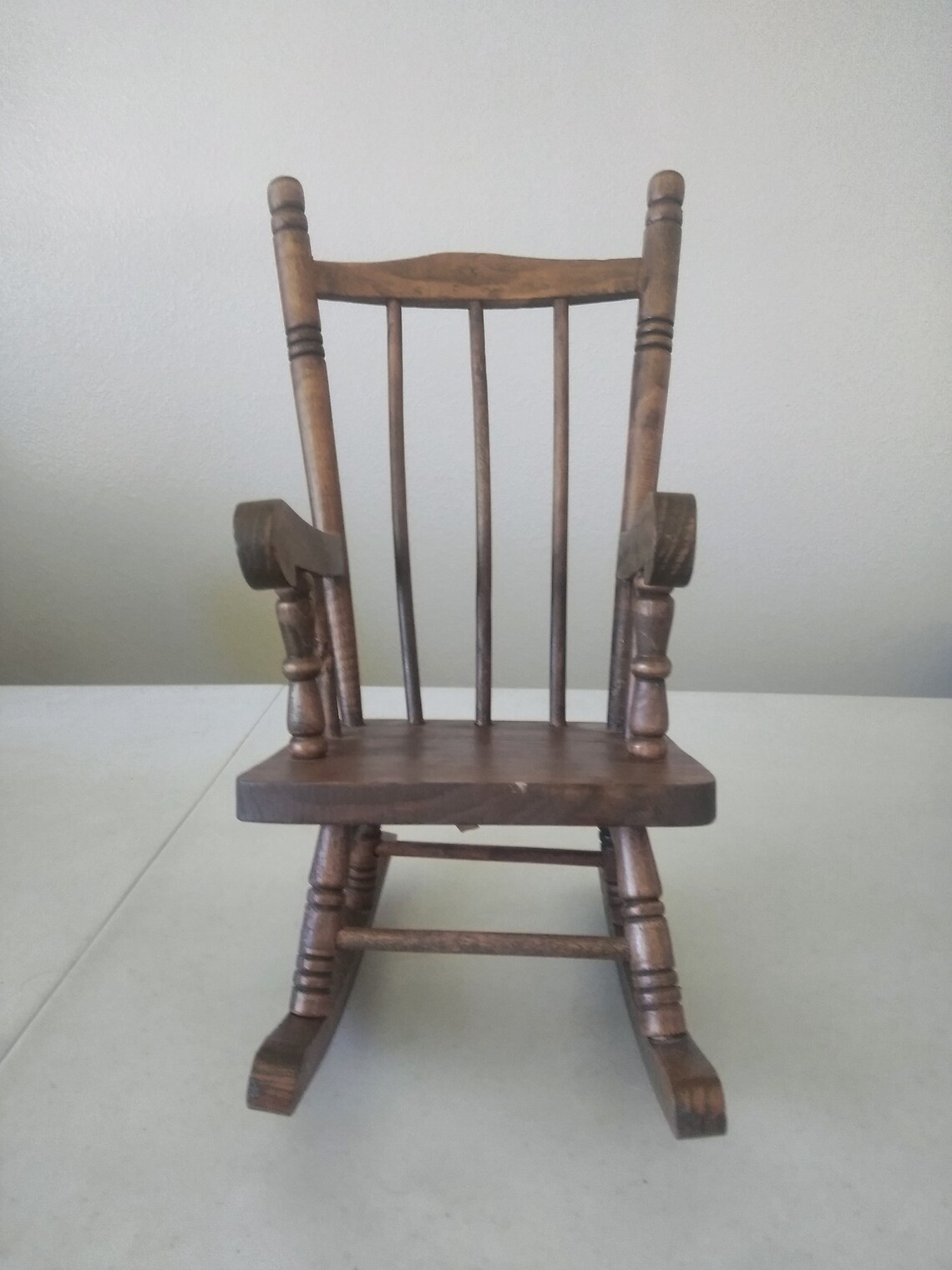 Miniature/small Fairy Rustic Wood Rocking Chair Dollhouse - Etsy