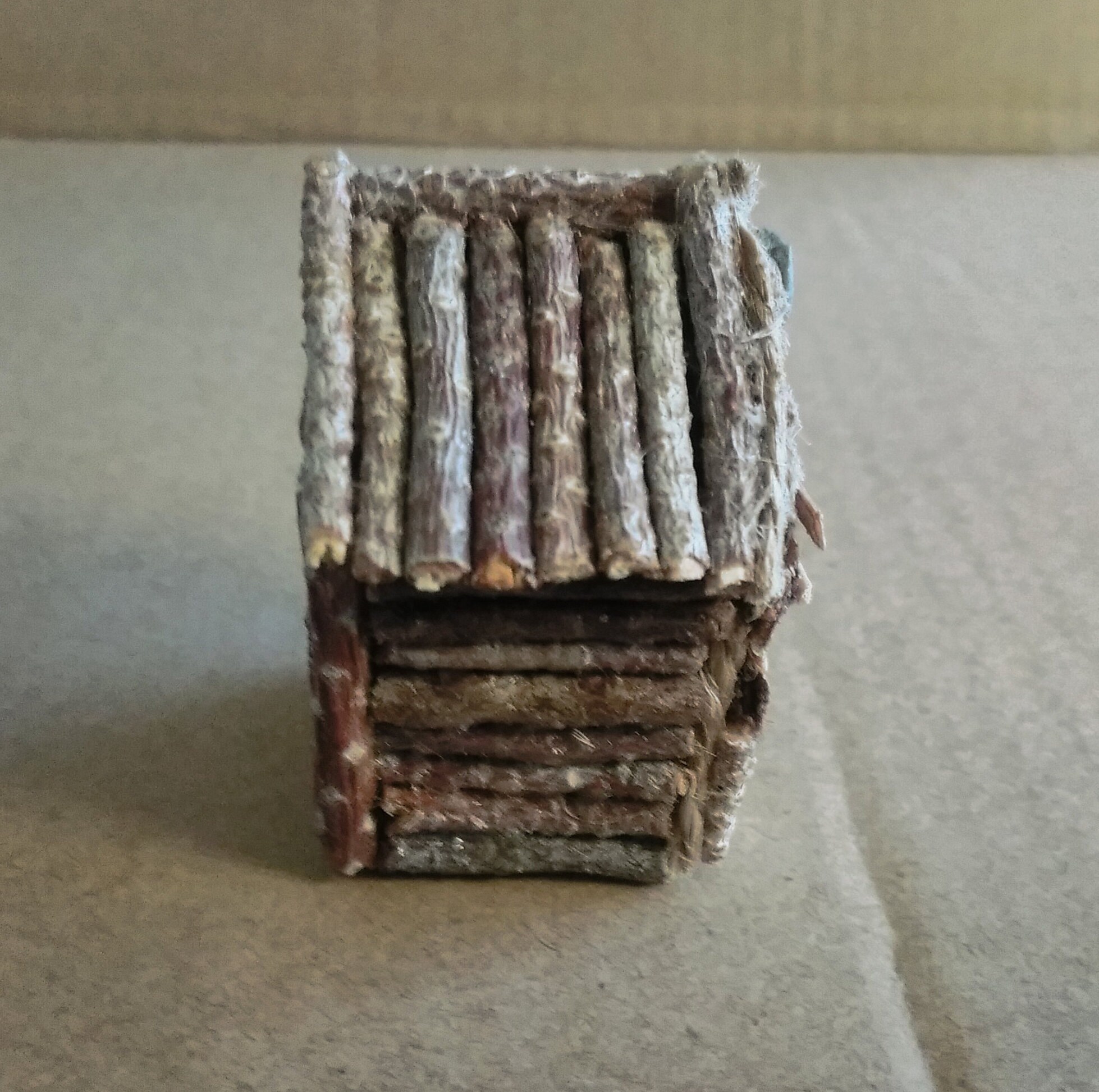 Miniature Handmade Rustic Fairy House Stone Heart Burlap Tree - Etsy