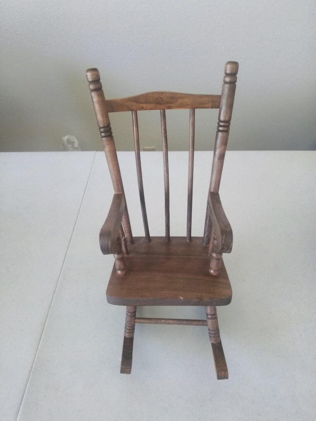 Miniature/small Fairy Rustic Wood Rocking Chair Dollhouse - Etsy