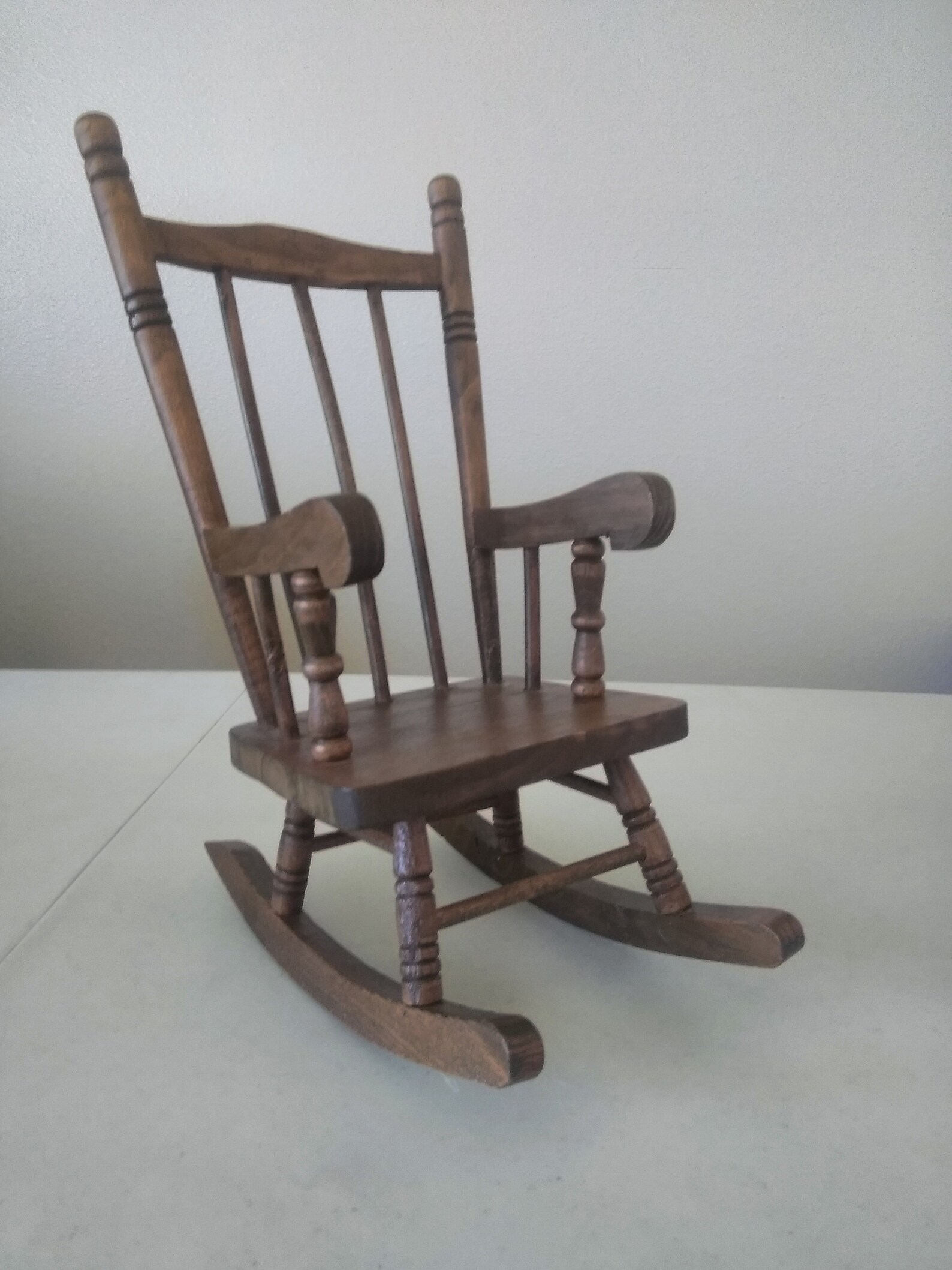 Miniature/small Fairy Rustic Wood Rocking Chair Dollhouse - Etsy