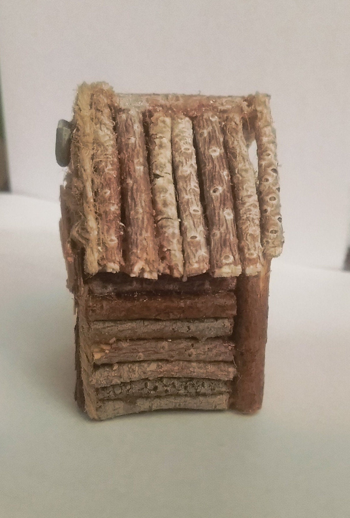 Miniature Handmade Rustic Fairy House Stone Heart Burlap Tree - Etsy