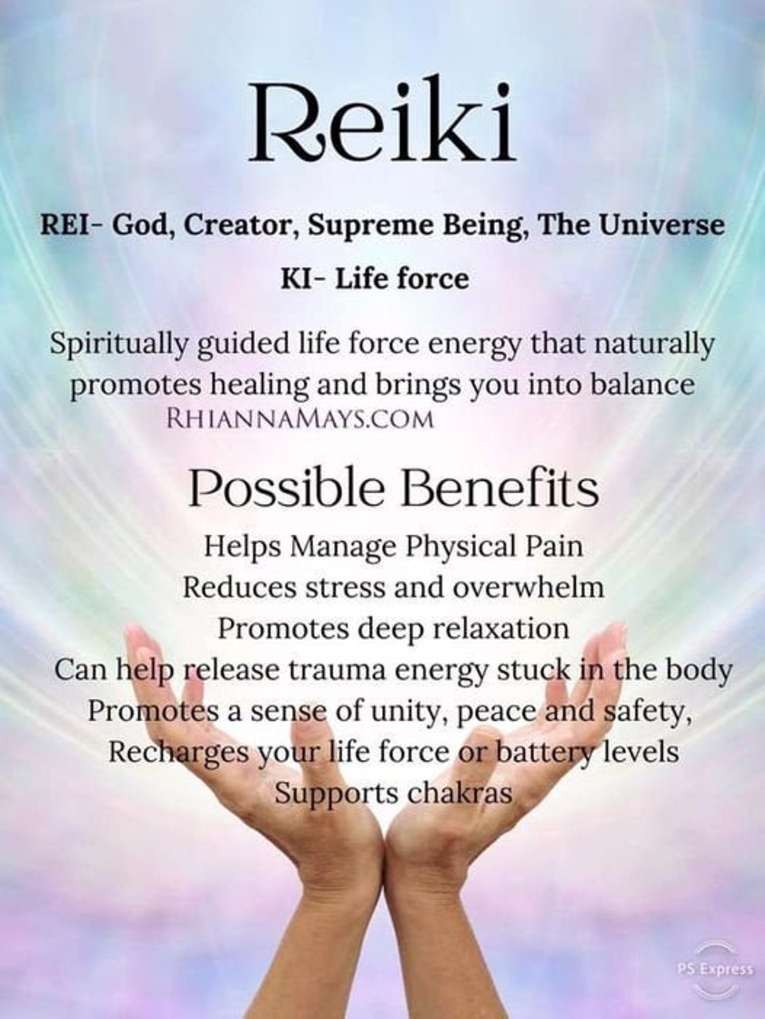Reiki Poster 18x24 -2 - Etsy