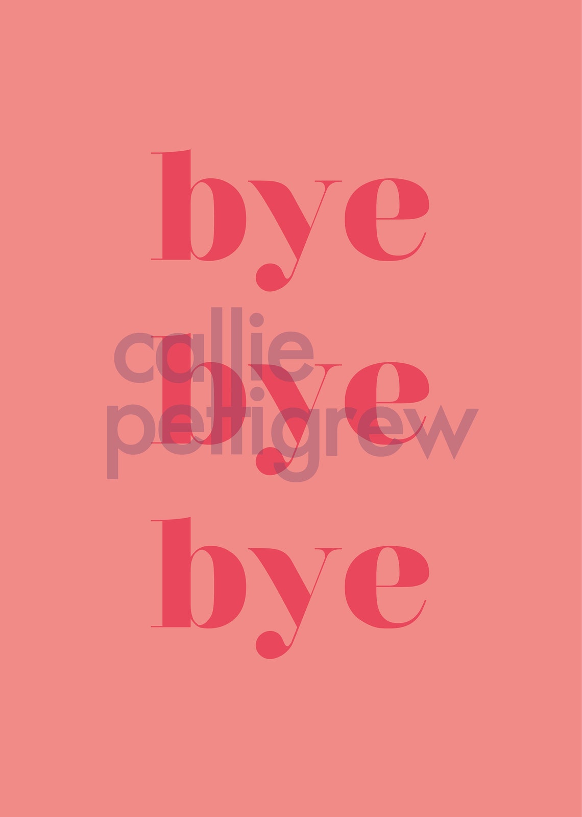 Bye Bye Bye A4 Print - Etsy