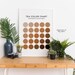 Tea Color Chart, Tea Tones, Tea Poster, Tea Wall Art, Kitchen Art ...