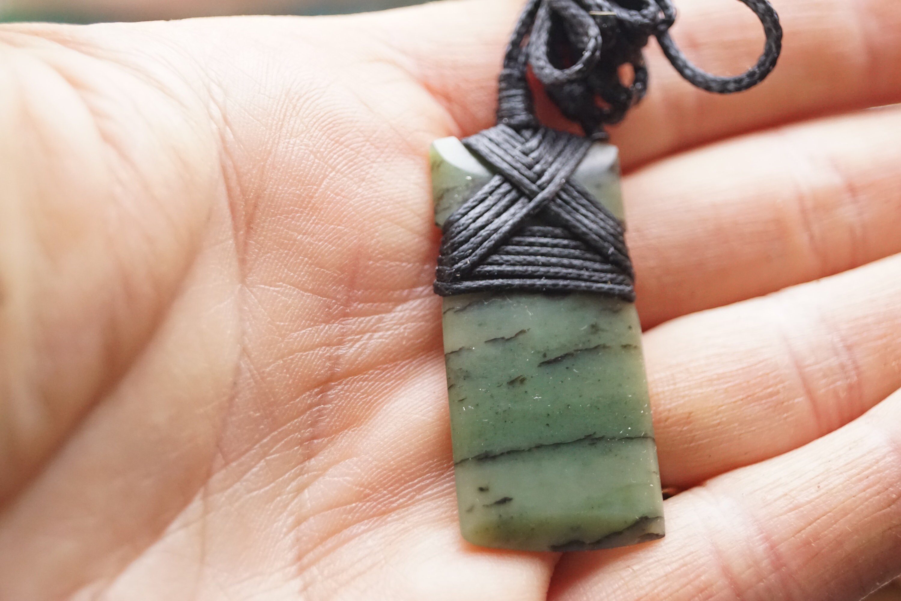 New Zealand Greenstone Pounamu Toki Pendant Etsy